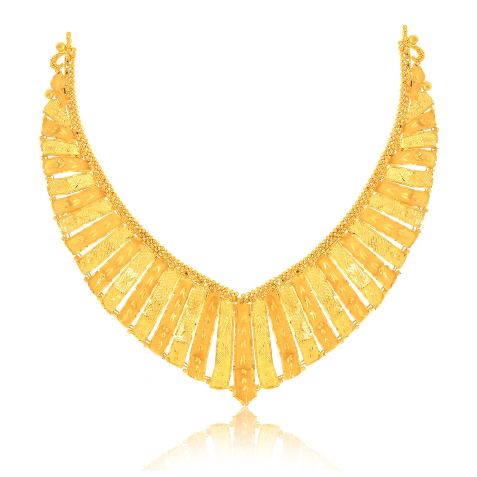 20+ Gold Necklace Design For Its Richness and Beauty