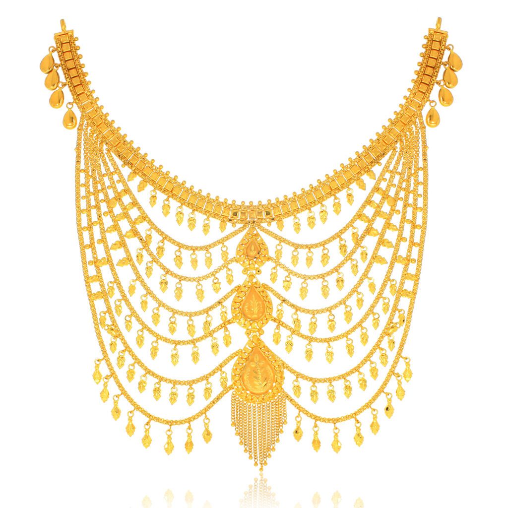 20+ Gold Necklace Design For Its Richness and Beauty